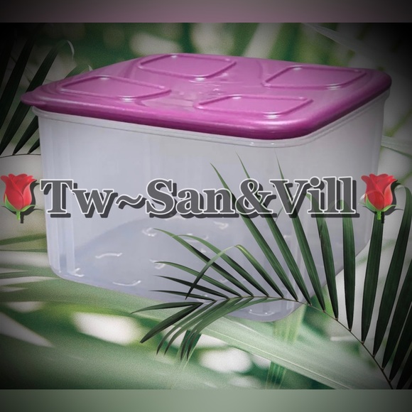 Tupperware | Kitchen | Tupperware Square Clear Mates Clear With 5 Liter ...